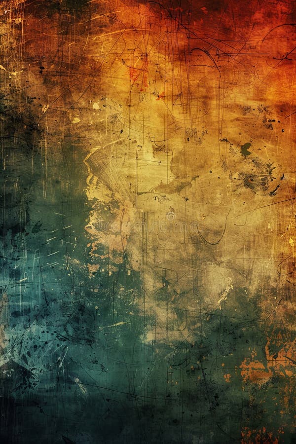 Abstract Grunge Texture Background with Vibrant Colors Stock ...