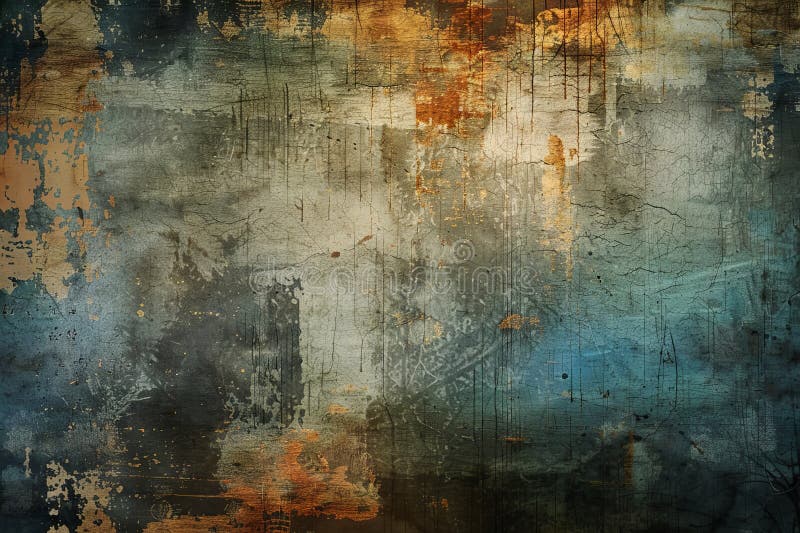 Abstract Grunge Texture Background with Weathered and Distressed Paint ...