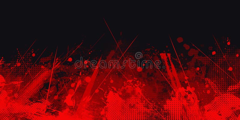 Abstract Grunge Texture Black and Red Color Background Stock ...