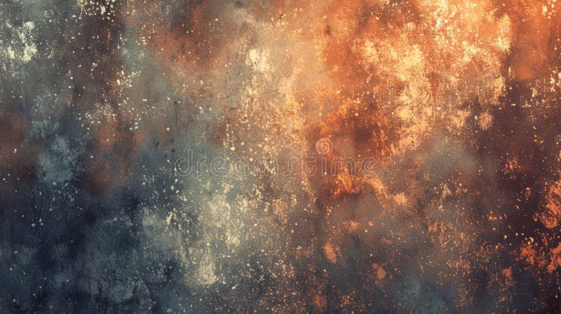 Abstract Grunge Texture: Dark Copper and Gray with Splatter Effect ...