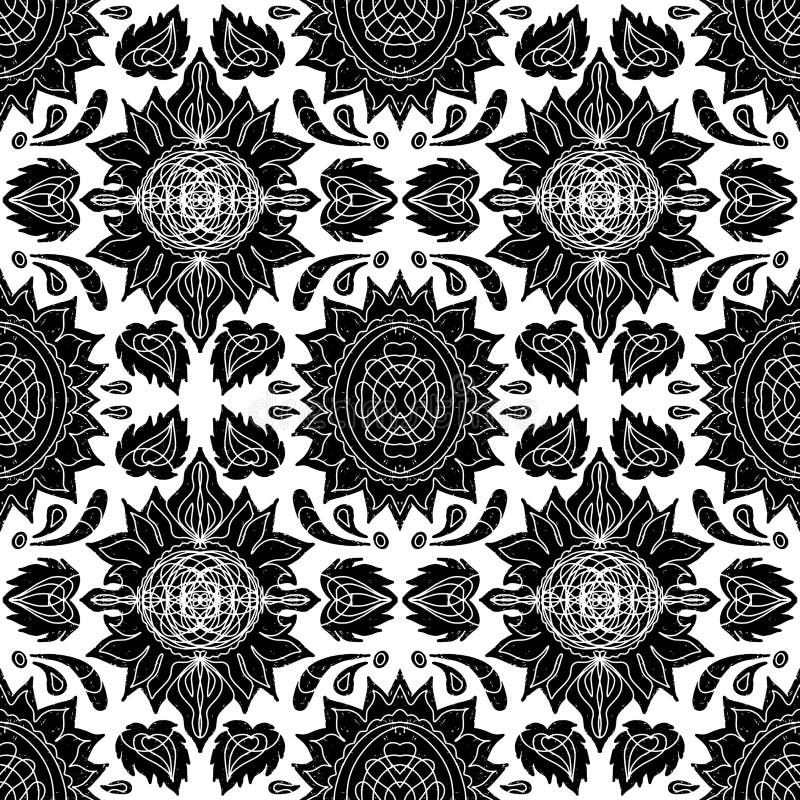 Abstract Grunge Texture Stylized Pattern Stock Vector - Illustration of ...