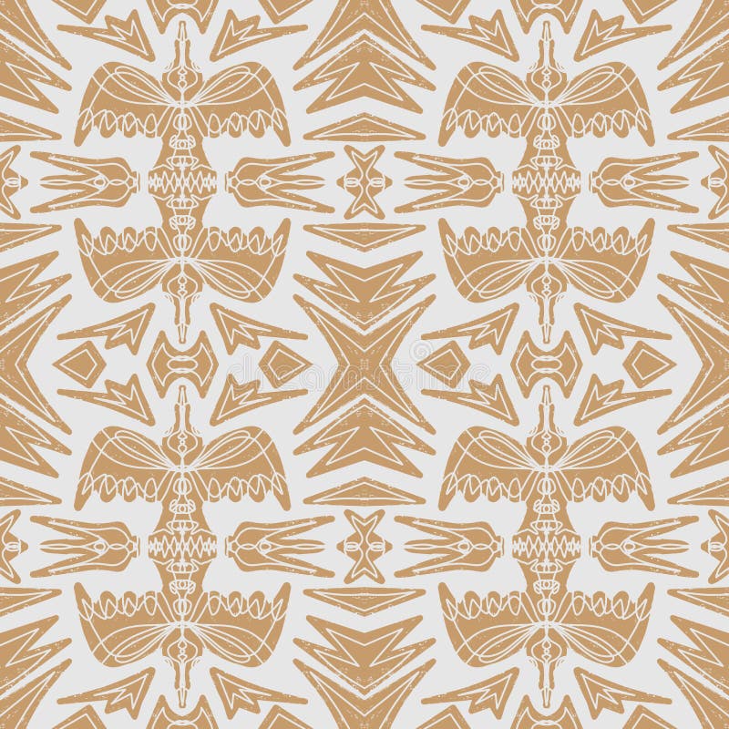 Abstract Grunge Texture Stylized Pattern Stock Illustration ...