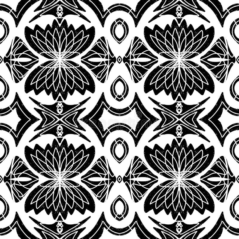 Abstract Grunge Texture Stylized Pattern Stock Illustration ...