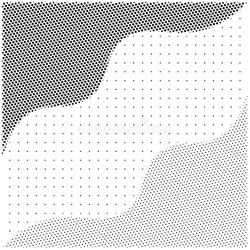 Abstract Grunge Wave Halftone Background Design Stock Vector ...