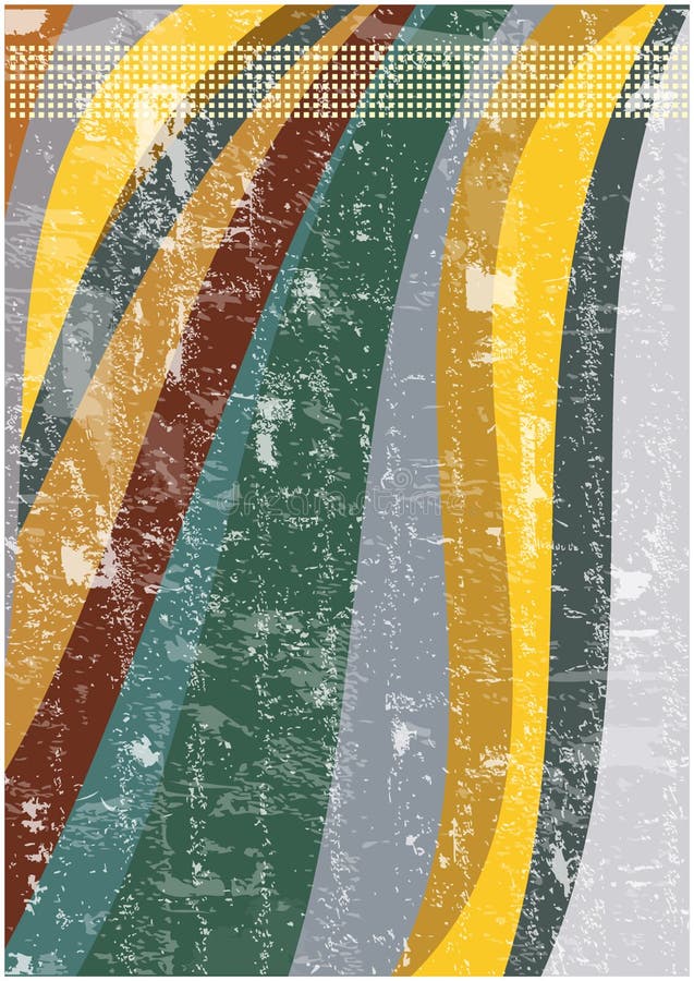 Abstract Grunge Waves Background Stock Vector - Illustration of grungy ...