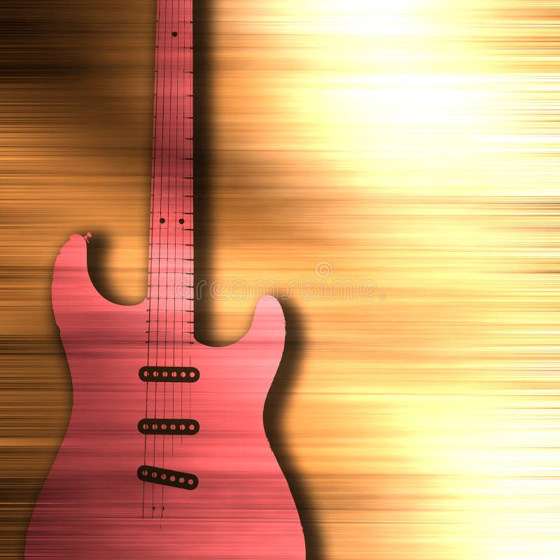 Realistic Guitar stock image. Illustration of invitations - 42544561