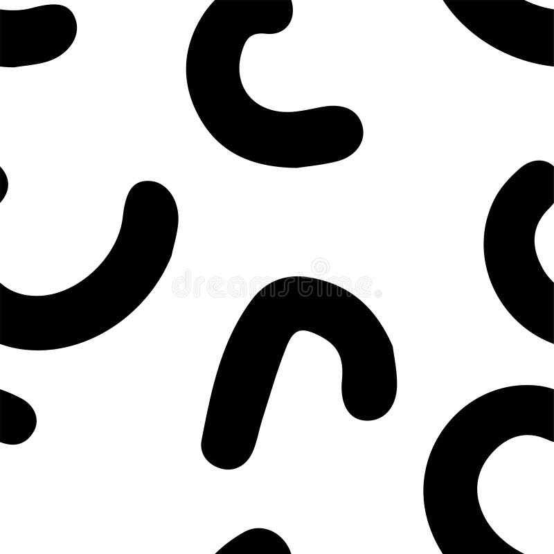 Abstract Half-Moon Vector Design Pattern Stock Vector - Illustration of ...