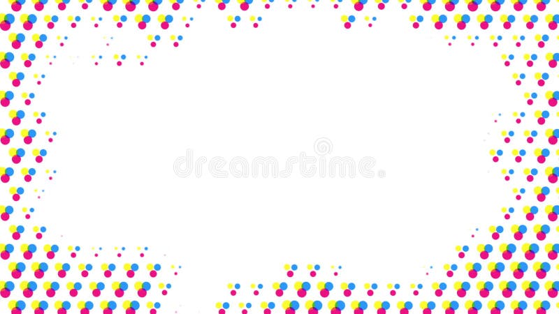 Abstract Half Tone Frame Background (loop-ready) Stock Footage - Video ...