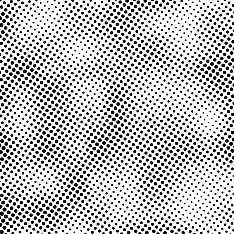 Abstract Half Tone Texture. Black Dot Pattern Stock Vector ...