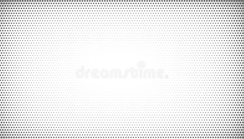 Abstract Halftone Background with Vignette Effect Style Stock Vector ...
