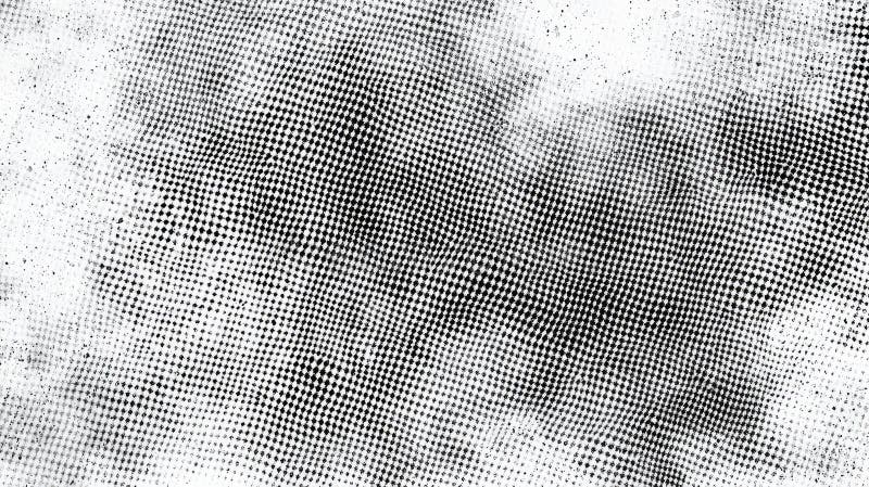 Abstract Halftone Cloud Texture with Black and White Gradient Stock ...