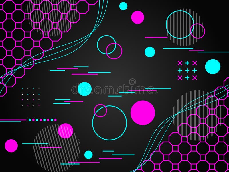 Abstract and Halftone Color Gradient Background Design Illustrations ...