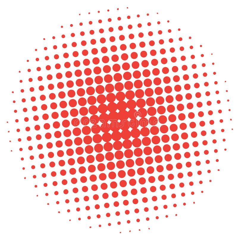 Abstract Halftone Design Element. Blue Pop Art Dot Background. Pop-art ...