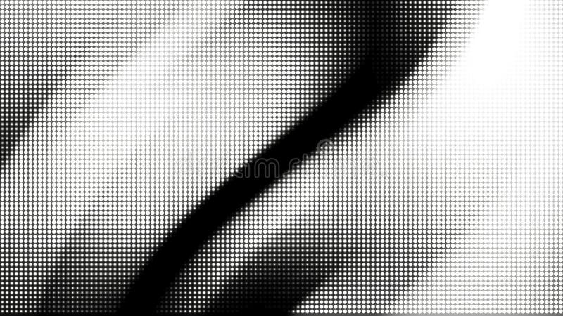 Abstract Halftone Design with a Fading Gradient Effect in Monochrome ...