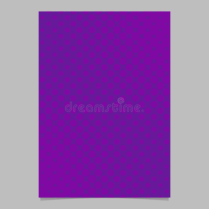 Abstract Halftone Dot Pattern Brochure Background Template - Purple ...