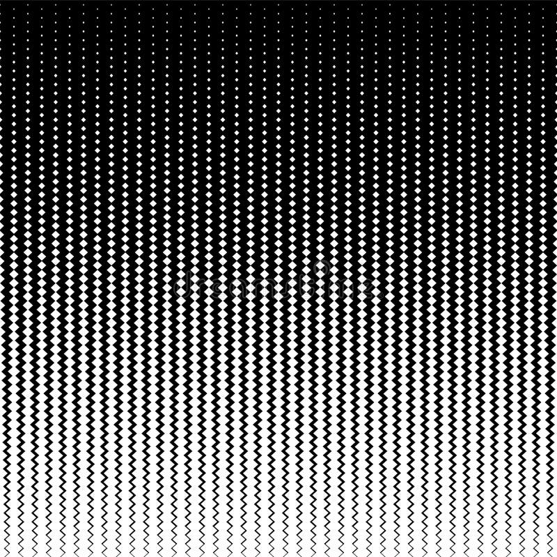 Abstract Halftone Geometric Pattern. Black and White Textured ...