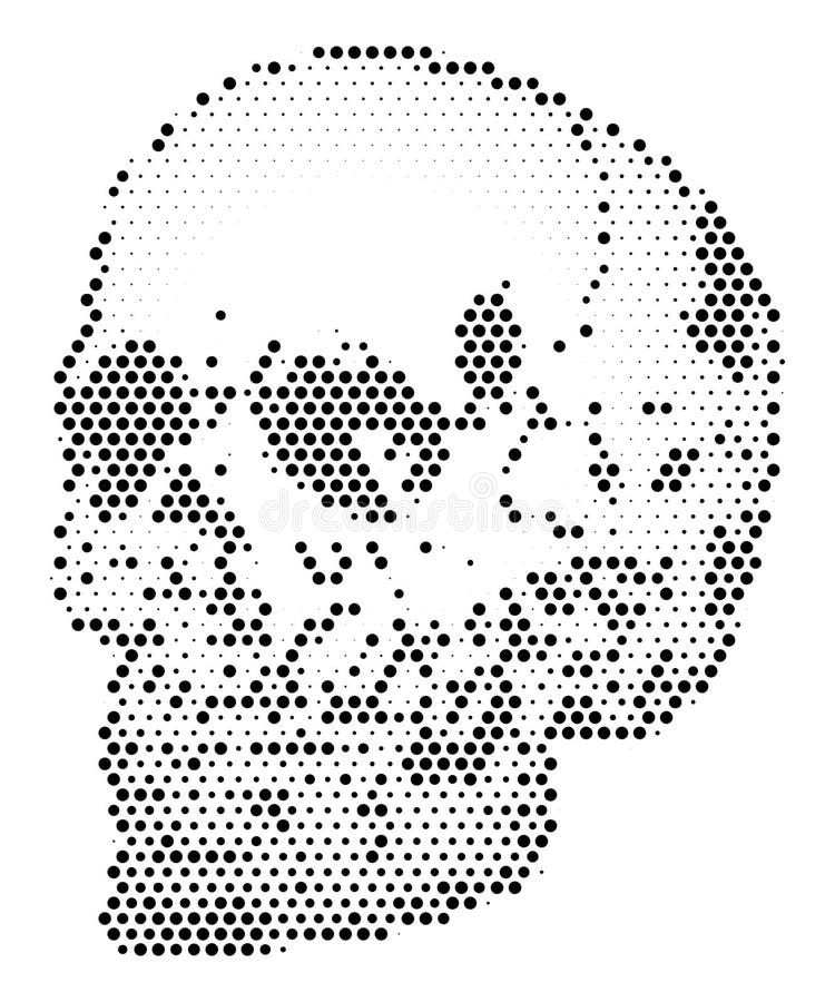 Abstract Halftone with Human Body Shape Stock Vector - Illustration of ...