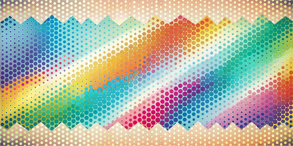 Abstract Halftone Paper Texture Pattern Stock Illustration ...