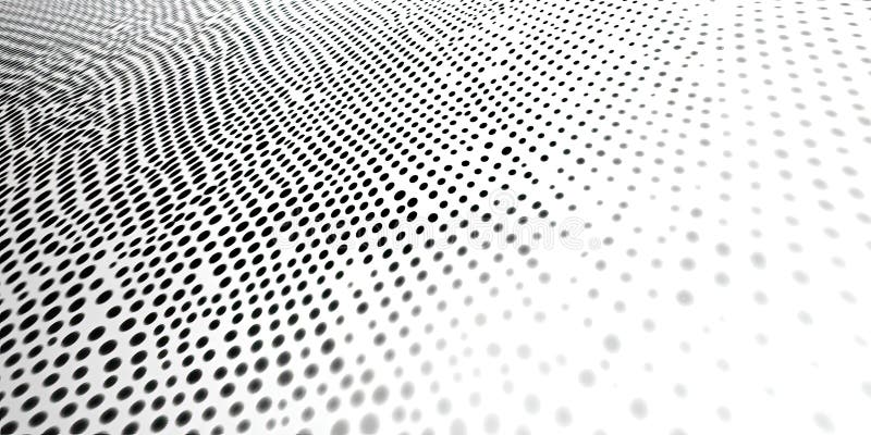 Abstract Halftone Pattern with Black Dots Fading into White for Graphic ...