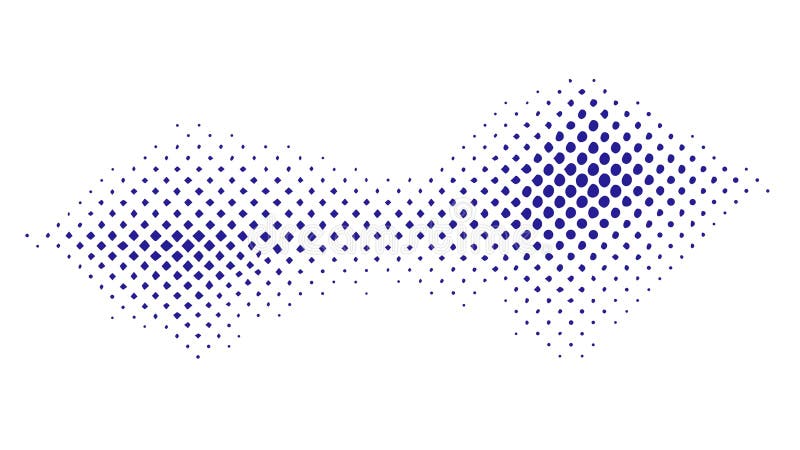 Abstract Halftone Pattern with Blurred Edges for Art, Vector Design ...