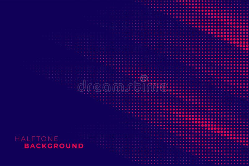 Abstract Halftone Pattern Geometric Backdrop in Pop Art Style Stock ...