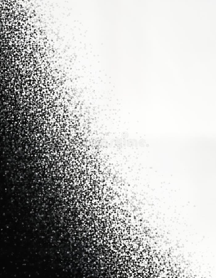 Abstract Halftone Pattern. Vintage Print Style. Black, White Gradient ...