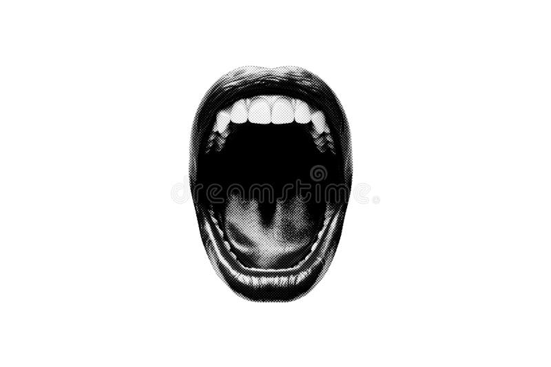 Shouting Mouth Stock Illustrations – 3,086 Shouting Mouth Stock ...