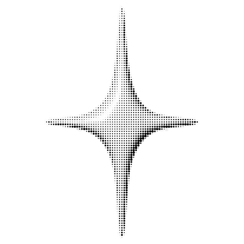 Halftone Sparkle Star Stock Illustrations – 2,230 Halftone Sparkle Star ...