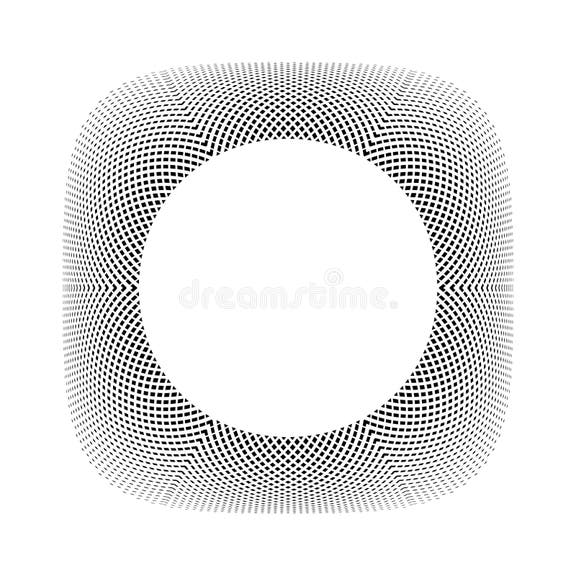Abstract Halftone Square Dots Pattern Stock Vector - Illustration of ...