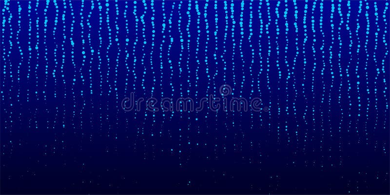 Abstract Halftone Texture. Vector Dots Background. Blue Particles of ...
