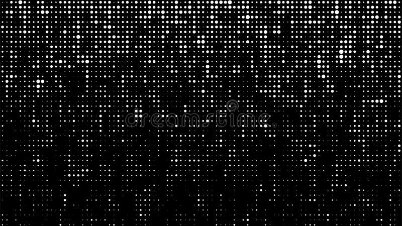 Abstract Halftone Texture. Vector Dots Background. White Particles of ...