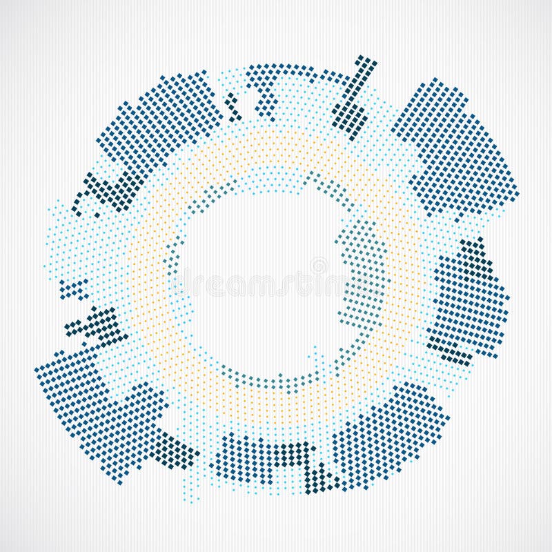 Abstract Halftone Theme Background. Vector Stock Vector - Illustration ...