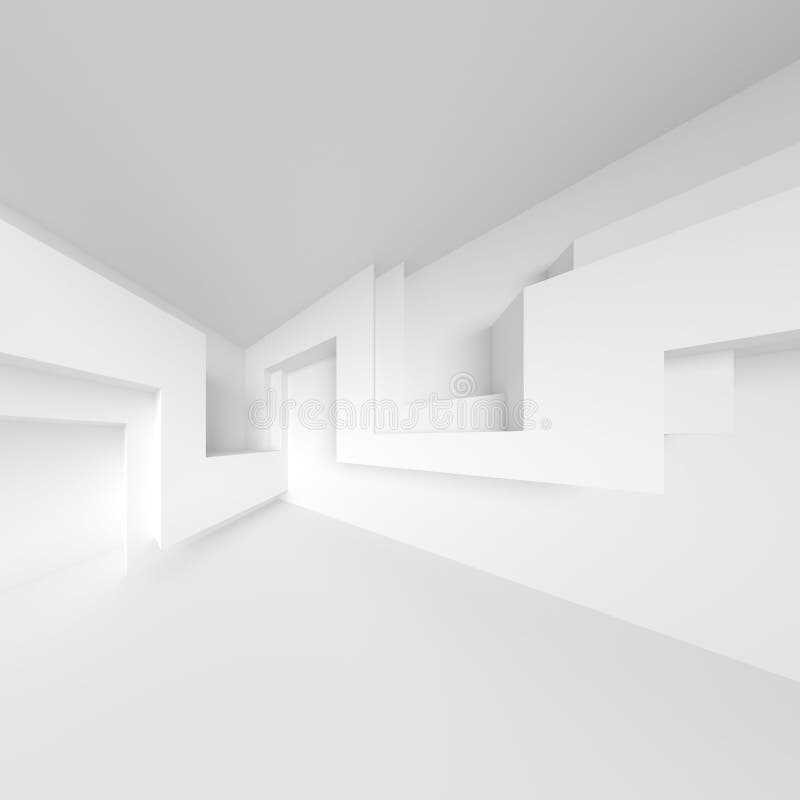 Abstract Hall Background. Minimal Architecture Design Stock ...