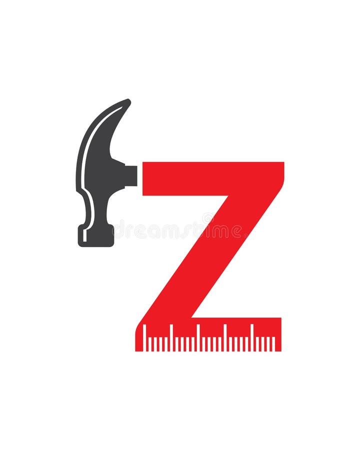 Hammer and Ruler Logo , Construction Logo Vector Stock Illustration ...