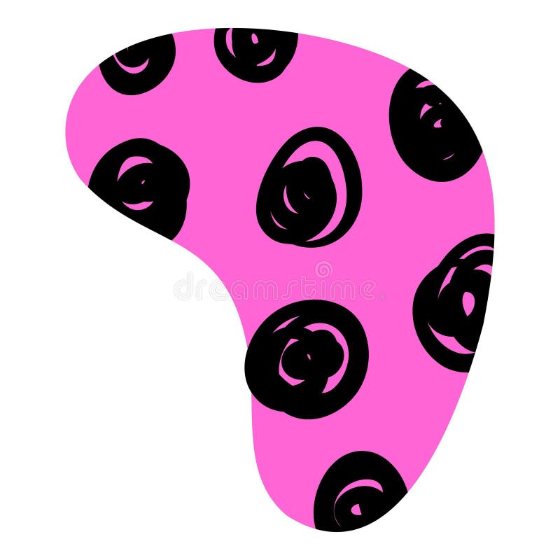 Abstract Hand Draw Shape. Doodle Childish Doodle Art Element, Simple ...