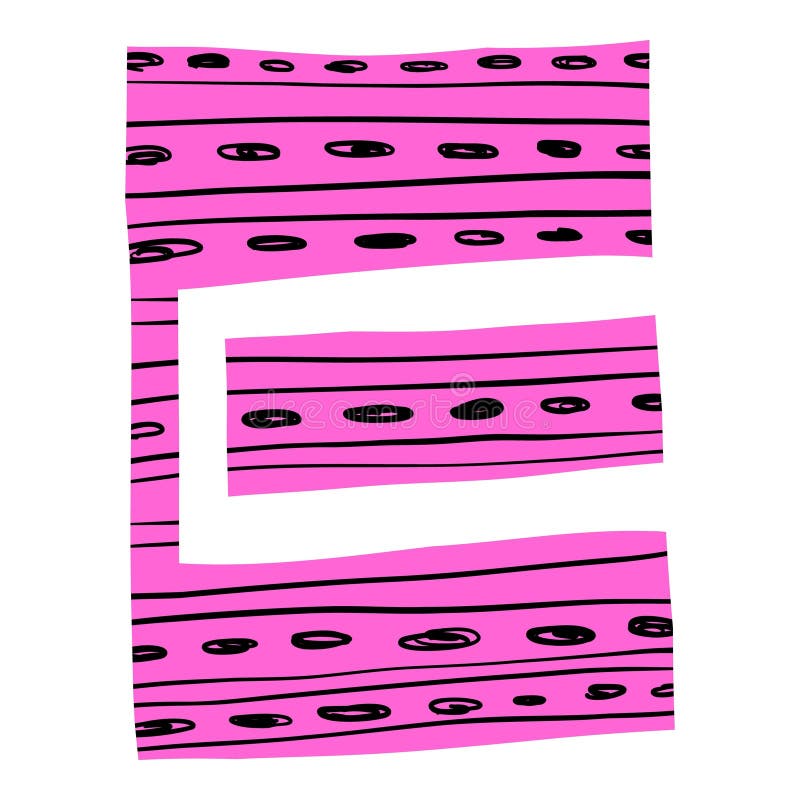 Abstract Hand Draw Shape. Doodle Childish Doodle Art Element, Simple ...