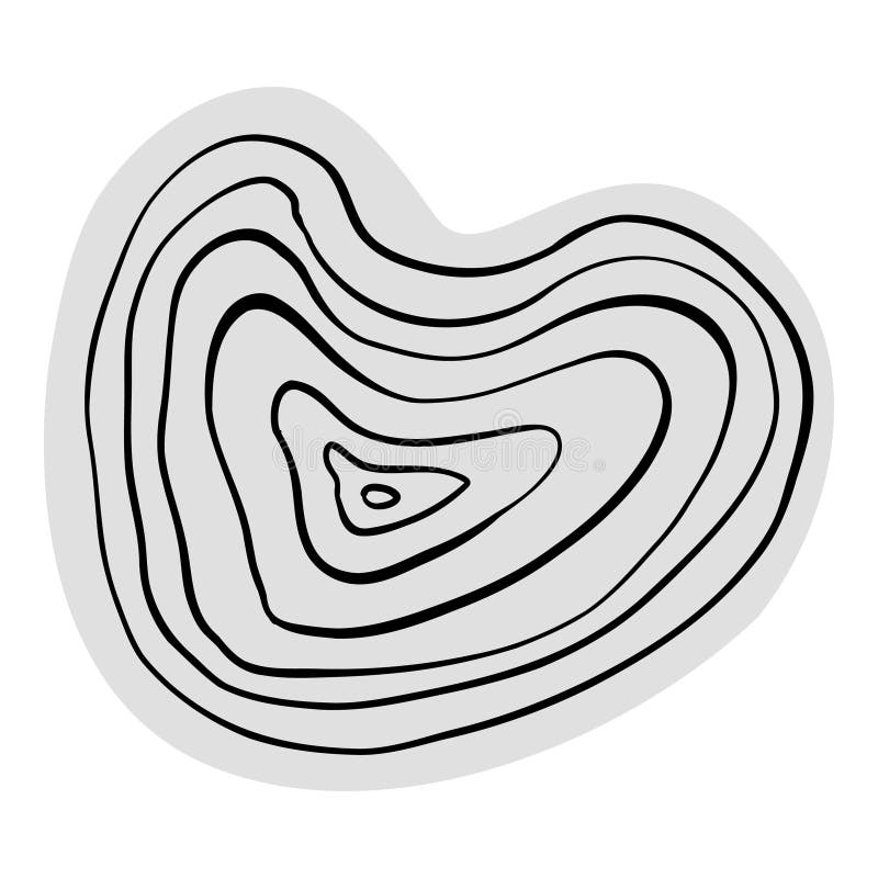 Abstract Hand Draw Shape. Doodle Childish Doodle Art Element, Simple ...