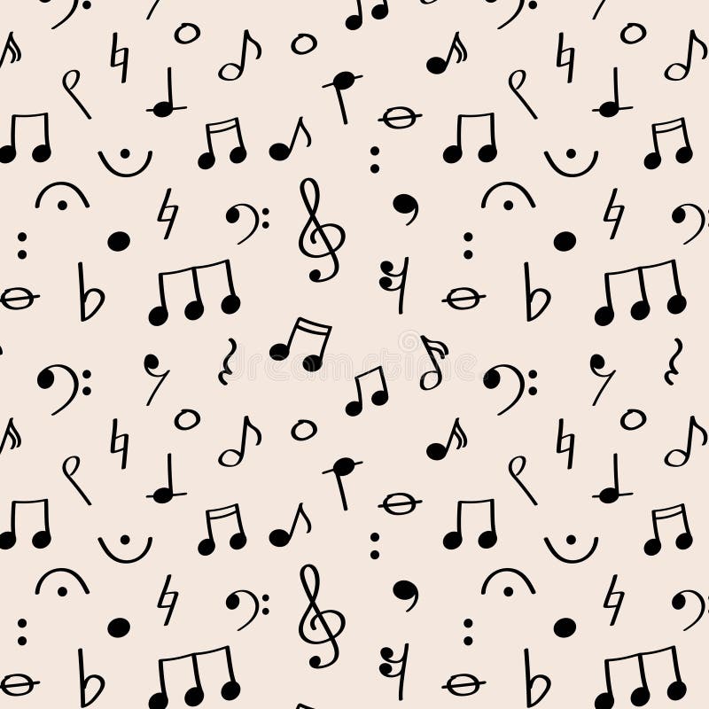 Large Individual Music Symbols Stock Illustrations – 3 Large Individual ...