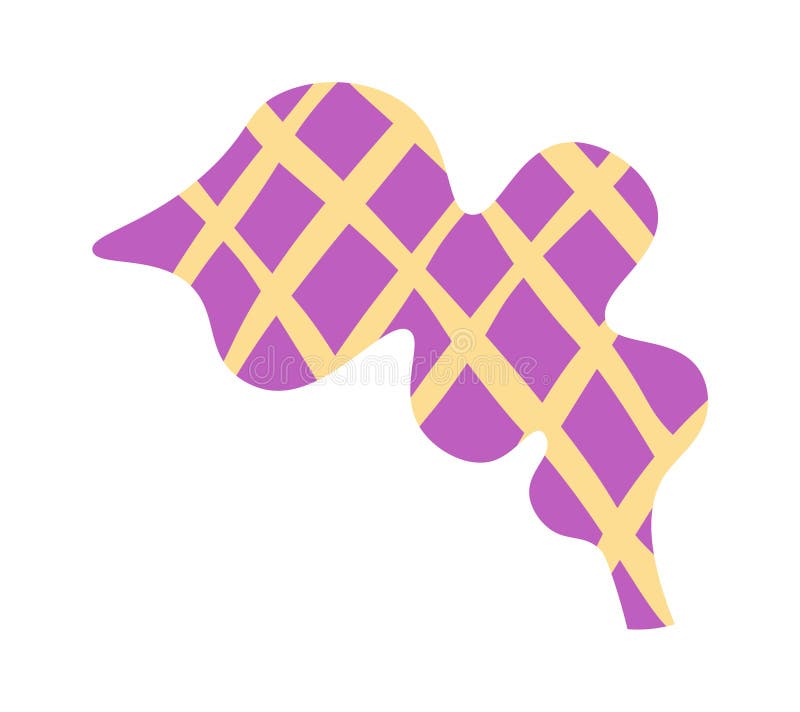 Abstract Hand Drawn Colorful Spot Flat Icon Stock Vector - Illustration ...