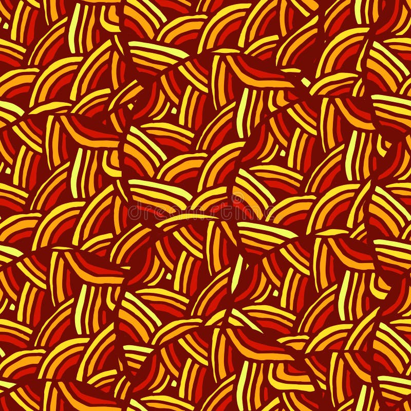 Abstract Hand-drawn Pattern Stock Vector - Illustration of intricate ...