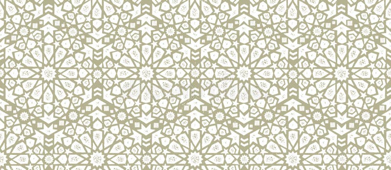 Abstract Hand Drawn Seamless Pattern, Arabic Style, Background, Great ...
