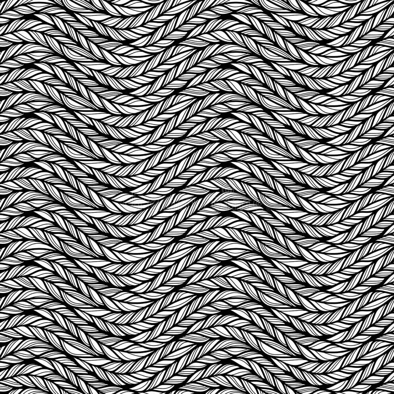 Abstract Hand Drawn Seamless Pattern Stock Vector Illustration Of