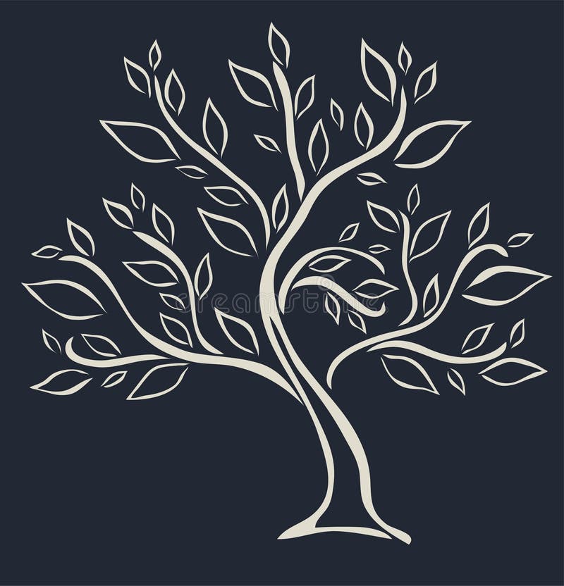 Abstract tree stock vector. Illustration of arbor, wood - 30211087