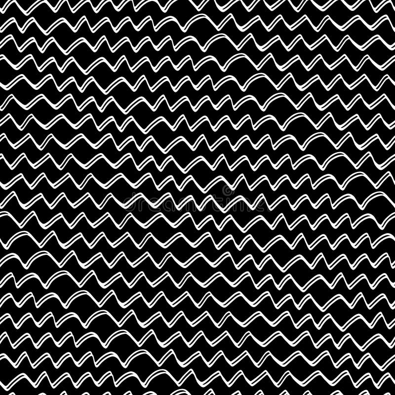 Abstract Hand Drawn Zig-zag-08 Stock Vector - Illustration of shape ...