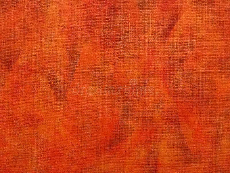 Abstract Hand Painted Red Canvas Background Stock Photo - Image of ...