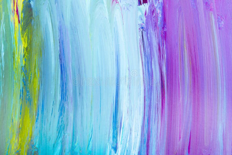 Brush strokes multicolor stock illustration. Illustration of background ...