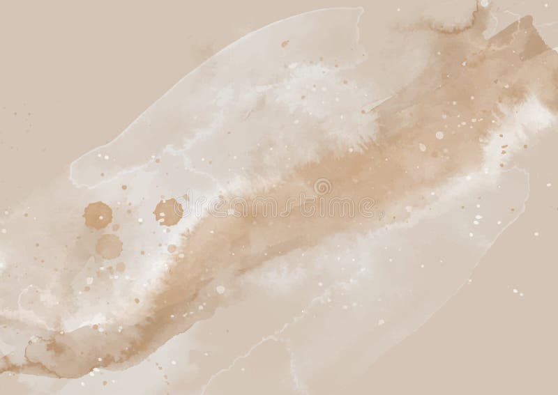 Abstract Hand Painted Watercolour Design in Neutral Colours Stock ...