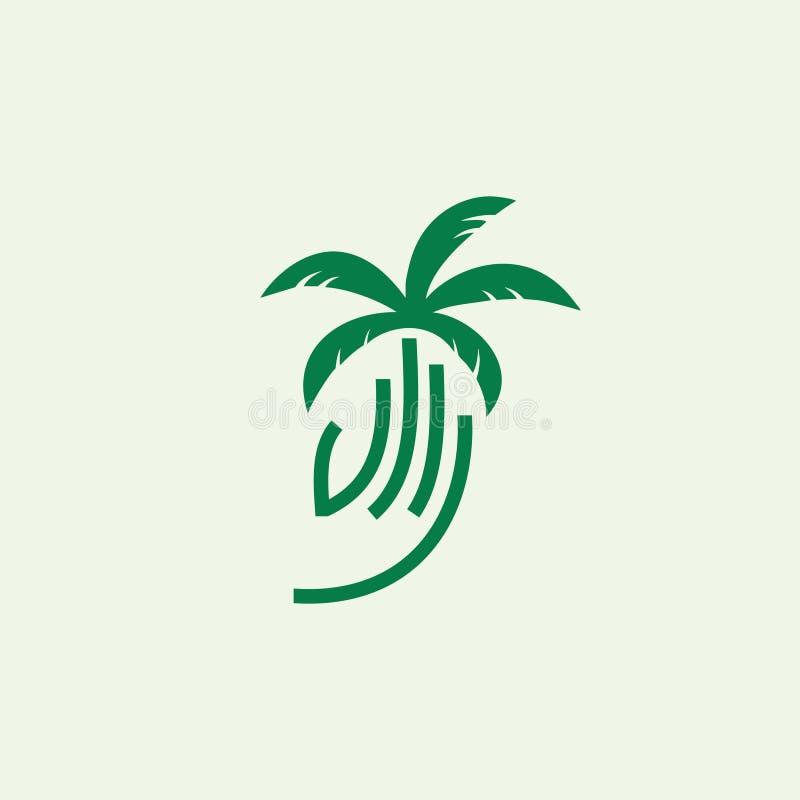 Abstract Hand and Palm Leaf Logo Design. Vector Illustration Abstract ...