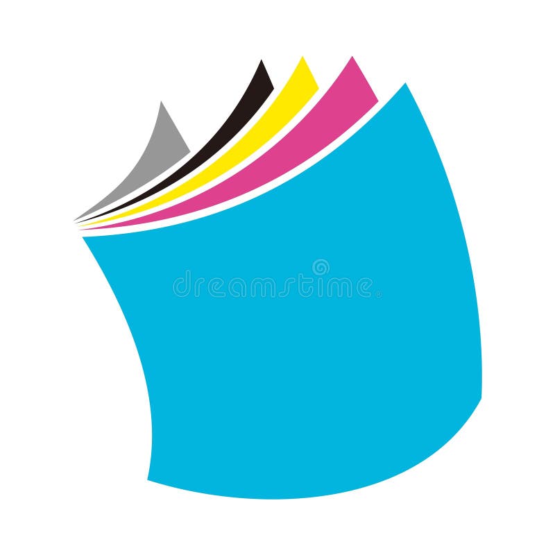 Paper Book Logo Icon Template 1 Stock Vector - Illustration of line ...