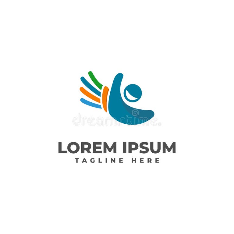 Abstract Hand and Smile Logo Vector Icon Stock Vector - Illustration of ...